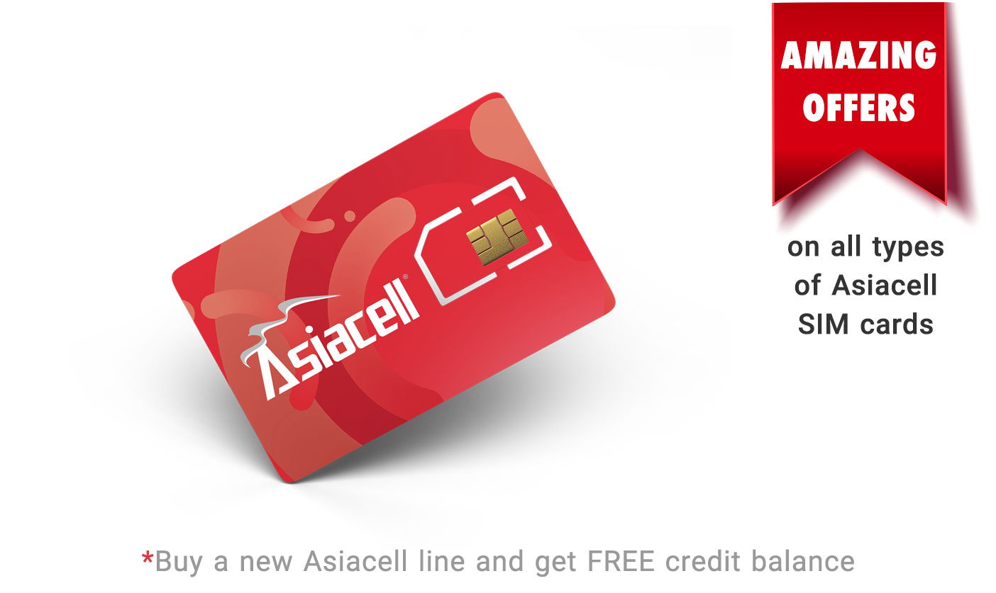 Asiacell – 4G | Mobile | Prepaid | Postpaid
